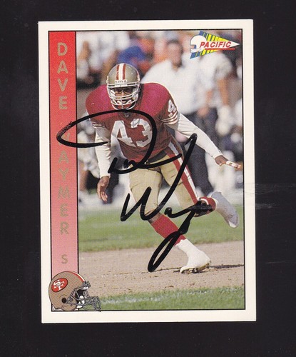 1992 Pacific Dave Waymer Autograph #284 San Francisco 49ers | eBay