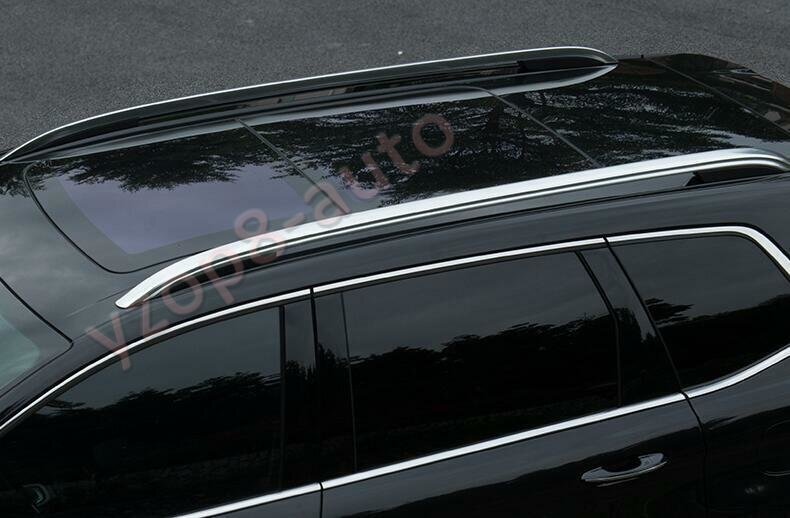 For Ford Edge 2015-2021 Silver Aluminum Top Roof Rack Luggage Carrier ...