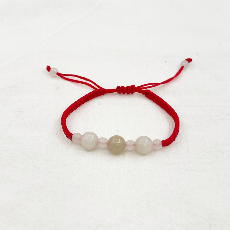Natural Jade Red String Rope Good Luck Bracelet | eBay