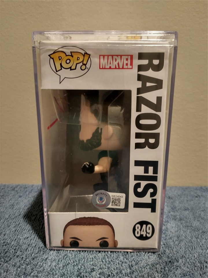 Funko Pop! Razor Fist #849 Florian Munteanu (Beckett Witnessed ...