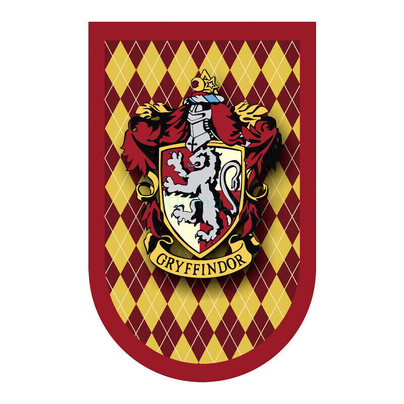 Harry Potter House Flag Wall Banner Gryffindor Slytherin Indoor Outdoor ...