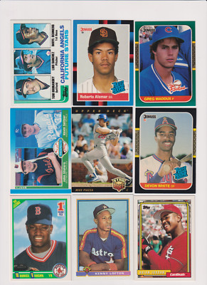 1987 Donruss The Rookies Greg Maddux in Rookie Baseball Card Lot (9) NM ...