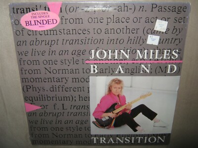 JOHN MILES BAND Transition SEALED Vinyl LP 1985 Barriemore Barlow Bob ...