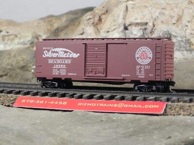 N FREIGHT CAR SEABOARD SILVER METEOR BOXCAR | eBay
