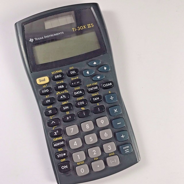 Texas Instruments Ti 30x IIS Solar Scientific Calculator TI30XIIS W 