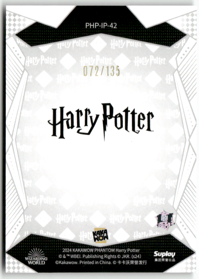 Kakawow Phantom Harry Potter 2024 PHP-IP-42 Marcus Flint Purple 72/135 ...