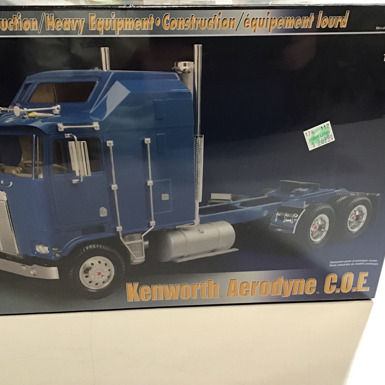 NEW & SEALED! Amt Ertl Kenworth Aerodyne COE Cabover 1:25 Kit #31770 ...