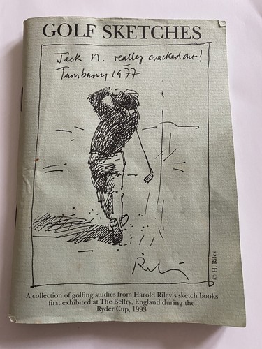 Harold Riley “ Golf Sketches “ A rare book | eBay