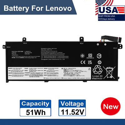 Battery L18L3P73 For Lenovo ThinkPad T490 T495 P43S 02DL007 L18M3P73 ...