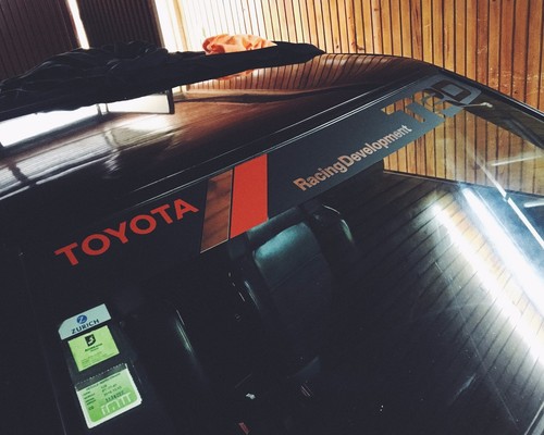 TRD AE86 Windshield Decal Sun Strip Visor Windscreen Sticker banner | eBay