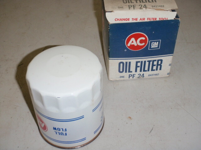 Pontiac Oldsmobile Buick Oil Filter GM 6437462 AC Delco Pf24 for sale ...