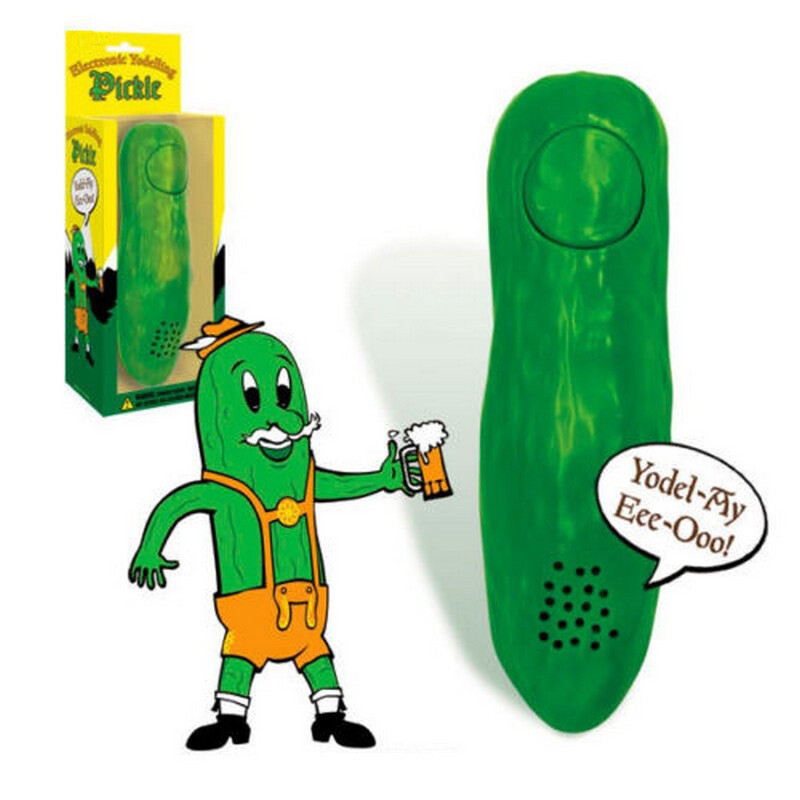 Yodeling Pickle Toy Yodelling Pickle Electronic Gag Gift - 5.25 ...
