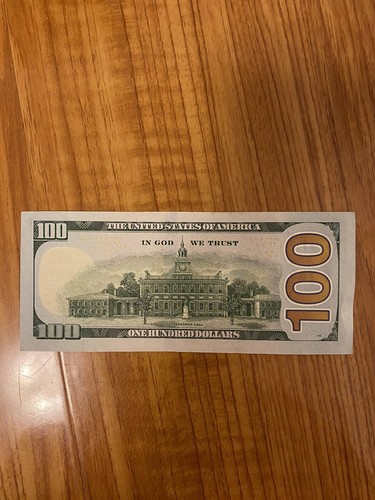 $100 dollar bill *star note* Series 2017A RARE Great Condition | eBay