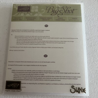 Stampin Up! Big Shot Dies Sizzix Hello You Thinlits Used (DT-box4) | eBay