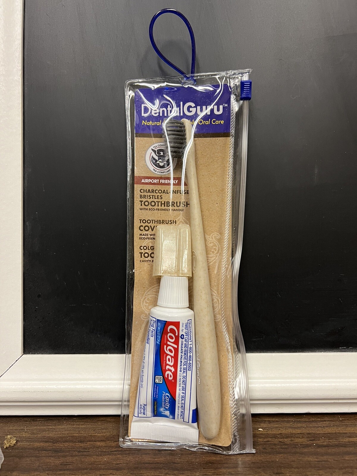 Dental Guru Travel Kit/charcoal-infused Toothbrush & Cavity Protection ...