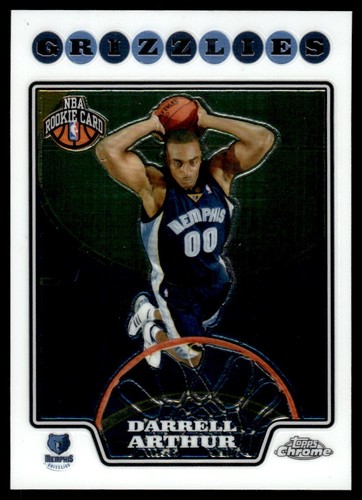 2008-09 Topps Chrome Darrell Arthur Rookie Memphis Grizzlies #220 | eBay