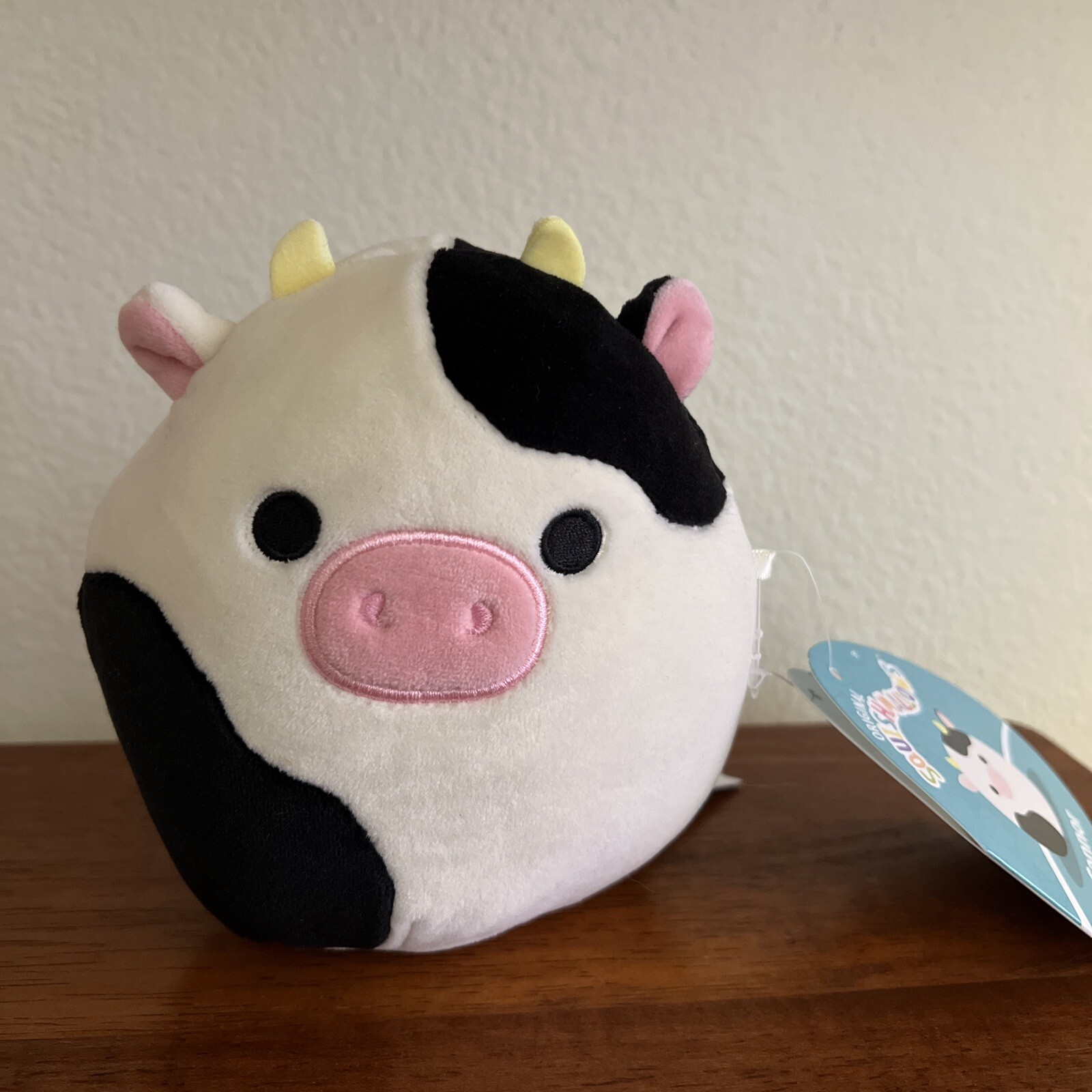 Squishmallow 5 inch Connor the Cow ORIGINAL 2017 Squishdate Plush NWT ...