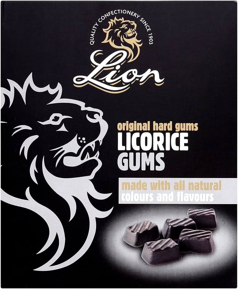Lion Liquorice Gums Full 2kg Traditional Sweets Gift Box 5020054001155 ...