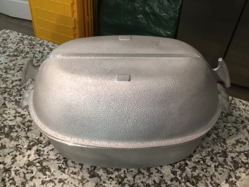 Vintage Guardian Service X-Large Hammered Aluminum Turkey Roaster Pot ...