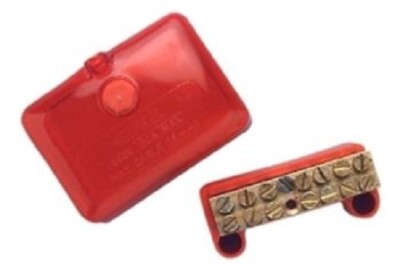 Clipsal ACTIVE TERMINAL LINK 65x46x43mm 500V 100A 7-Connections Front ...