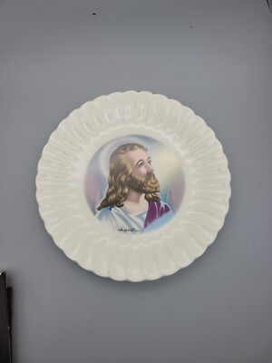 “Inspiration” Sanders Mfg Co Collector Plate Vintage Jesus First ...