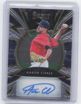 2020 Panini Select #SS-AC Aaron Civale Sparks Signatures #/199 | eBay