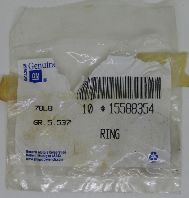 Genuine GM Part # 15588354 Retaining Ring for sale online | eBay
