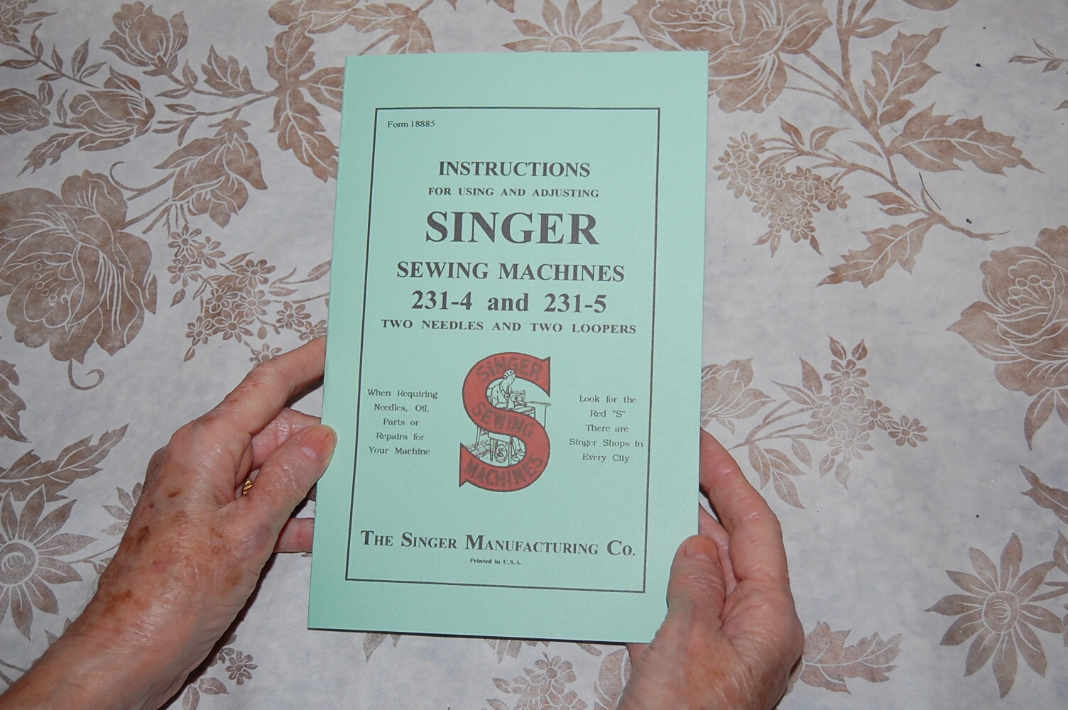 Using and Adjusting Instruction Manual for Singer 231-4 231-5 Sewing ...