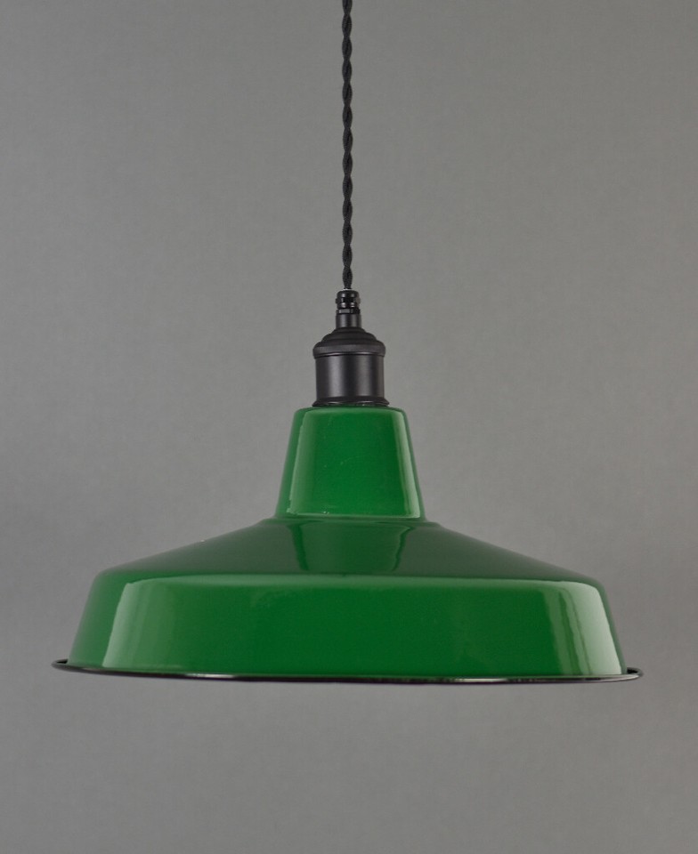 Classic Retro Vintage Industrial Factory Enamel Shade Lampshade Steel ...