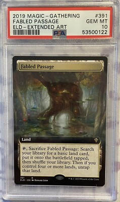 2019 Magic the Gathering FABLED PASSAGE #391 ELD Extended Art PSA 10 GEM | eBay