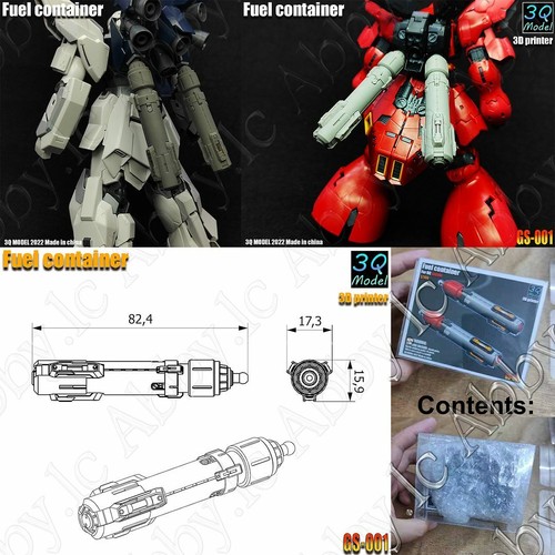 2PCs Fuel Tank for RG 1/144 Sazabi HG UC Sinanju Stein 3Q Resin Model ...