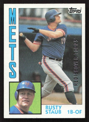2017 Topps - Rediscover Topps Buybacks Rusty Staub #1984-430 Silver for ...