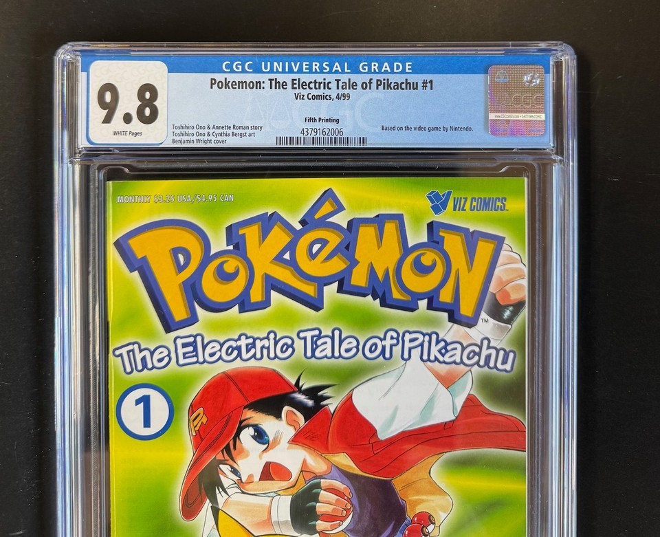Pokemon: The Electric Tale Of Pikachu #1 CGC 9.8 RARE HGed 5th Printing ...