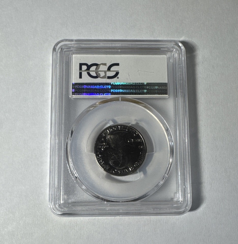 2020 W American Samoa NP Quarter 25c PCGS MS65 Privy Mark V75 Bat Coin ...