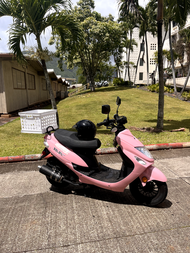 pink 2023 moped scooter 50cc slightly used | eBay