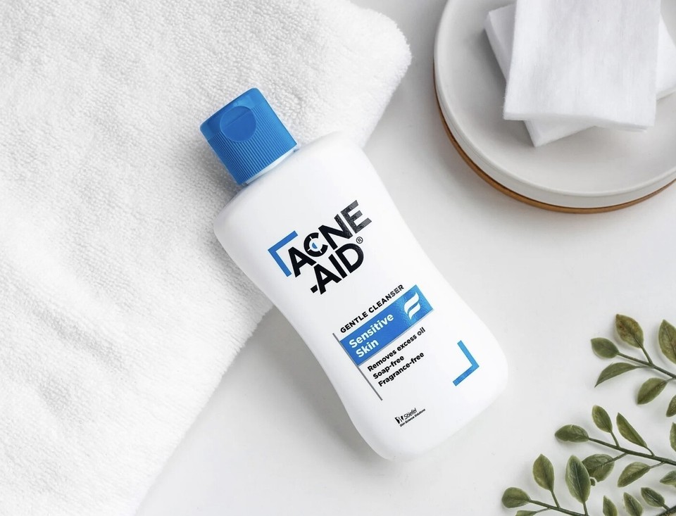 ACNE-AID Liquid Facial Cleanser Reduce Acne Oil Control Gentle ...