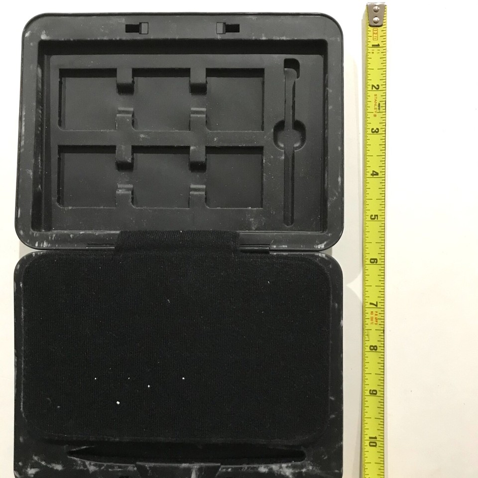 Nintendo 3DS Ds Hard Plastic Square Black Travel Carrying Case | eBay