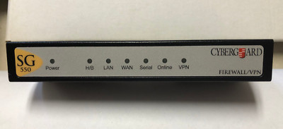 CYBERGUARD SG550 FIREWALL/VPN | eBay
