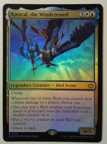 Kastral, the Windcrested *FOIL Rare* Magic MtG x1 Bloomburrow | eBay