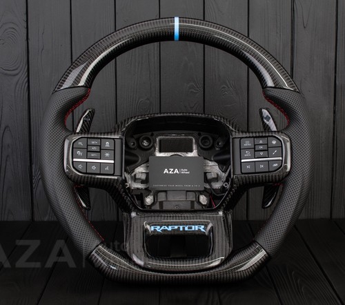 Ford Raptor Steering Wheel HEATED F150 Custom Carbon Fiber 2021 2022 | eBay