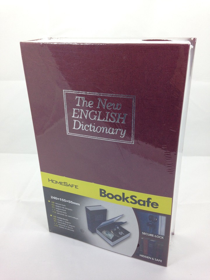 Dictionary Book Safe Diversion Secret Hidden Security Stash Booksafe ...