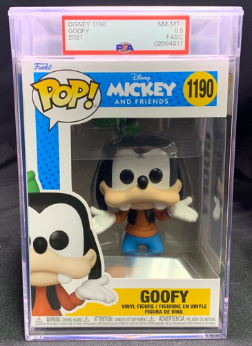 Funko Pop! Disney Mickey and Friends Goofy Vinyl Figure #1190 PSA 8.5 ...