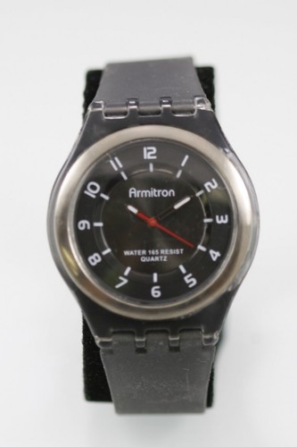 Armitron Men Watch Stainless Plastic Gray 50m Water Resistant Battery ...