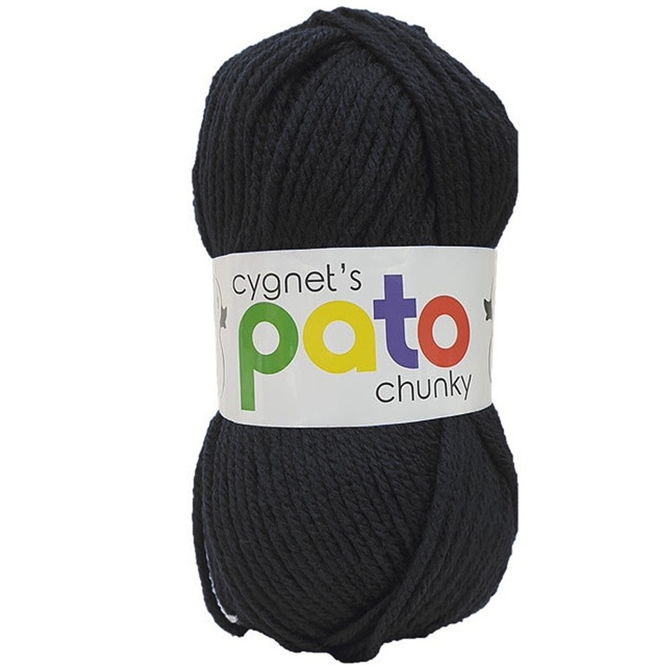 Cygnet Yarn PATO Chunky 100% Acrylic Wool Knitting Crochet 100g Ball ...