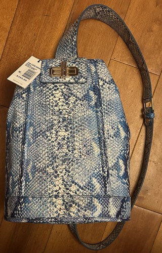 NWT Brahmin Maddie Joyful Oceangrove Sling Backpack Genuine Leather ...