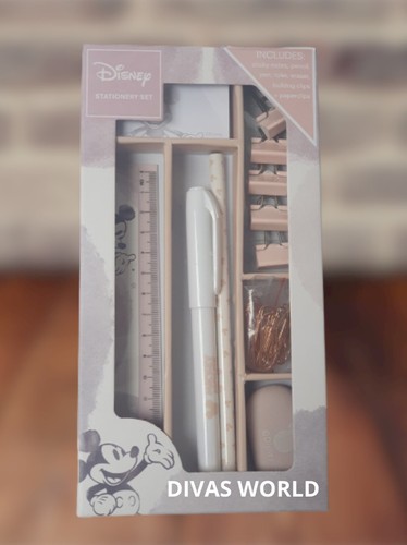 Disney Mickey Mouse Kids Stationery Set Pen Pencil Ruler Novelty Gift ...