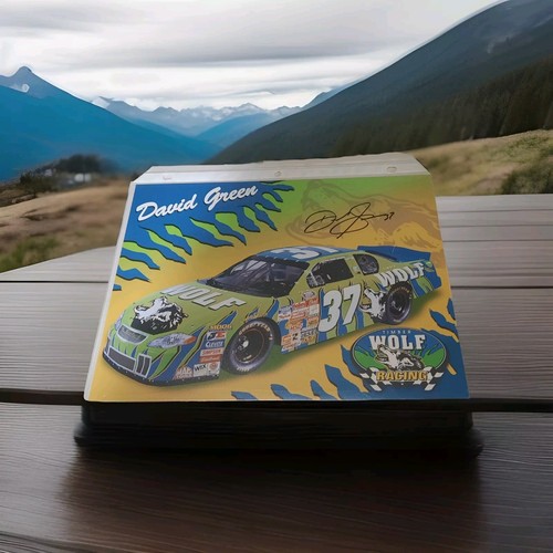 David Green Timber Wolf Auto Signed Hero Card Nascar Racing | eBay