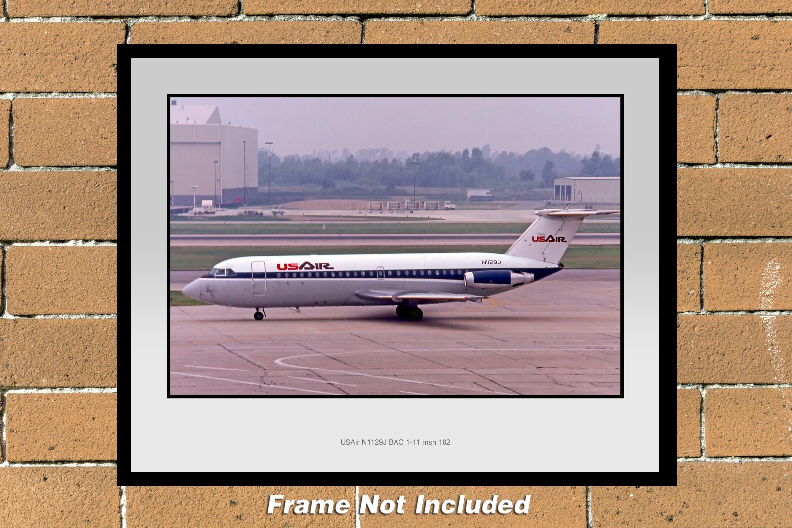 USAir Airlines BAC 1-11 11" x 14" Color Photograph (V015LGJC11X14) | eBay