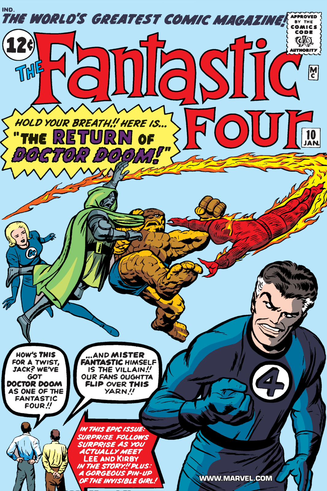 The Fantastic Four Issue 10 Doctor Doom Comic Book Poster | eBay