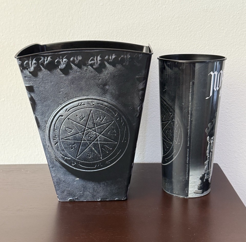 2024 Movie Nosferatu Plastic Popcorn Bucket + Cup VGC 🍿 | eBay